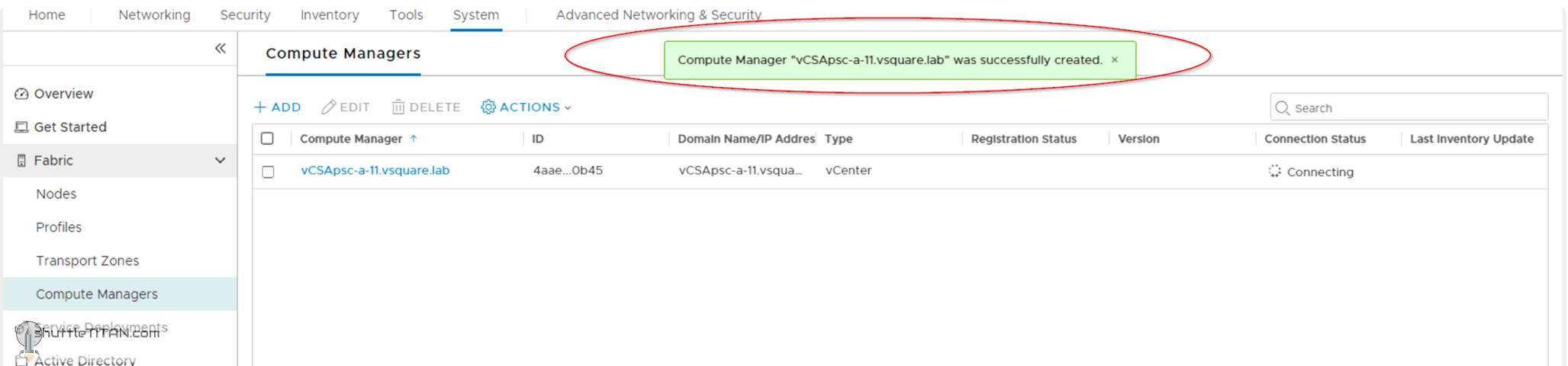 Nsx T Installation Series Step 2 Add A Compute Manager Technology