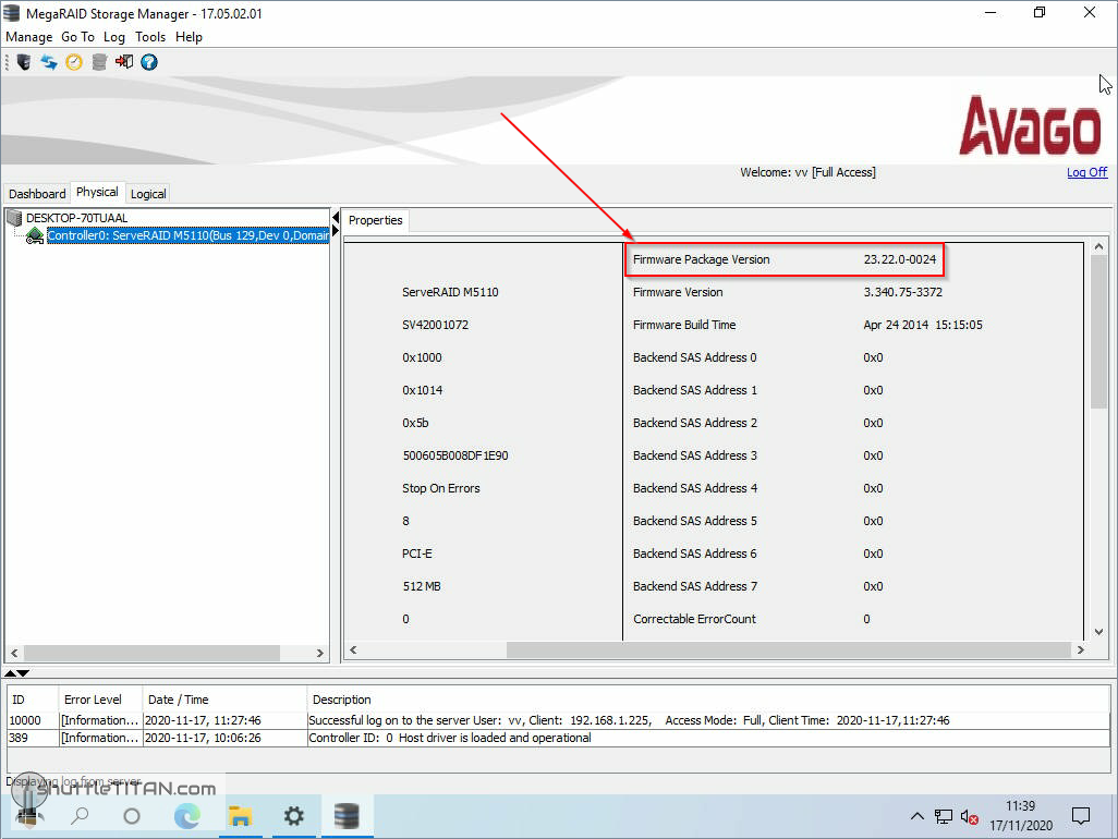 How To Upgrade An Ibm Lsi Based Raid Controller Firmware In A Non Ibm Systems Virtualization